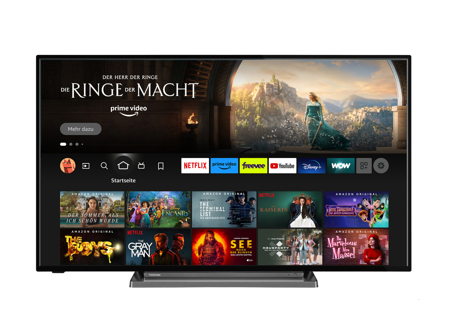 TOSHIBA Fernseher »UF3D63DA« Fire TV Smart 4K UHD