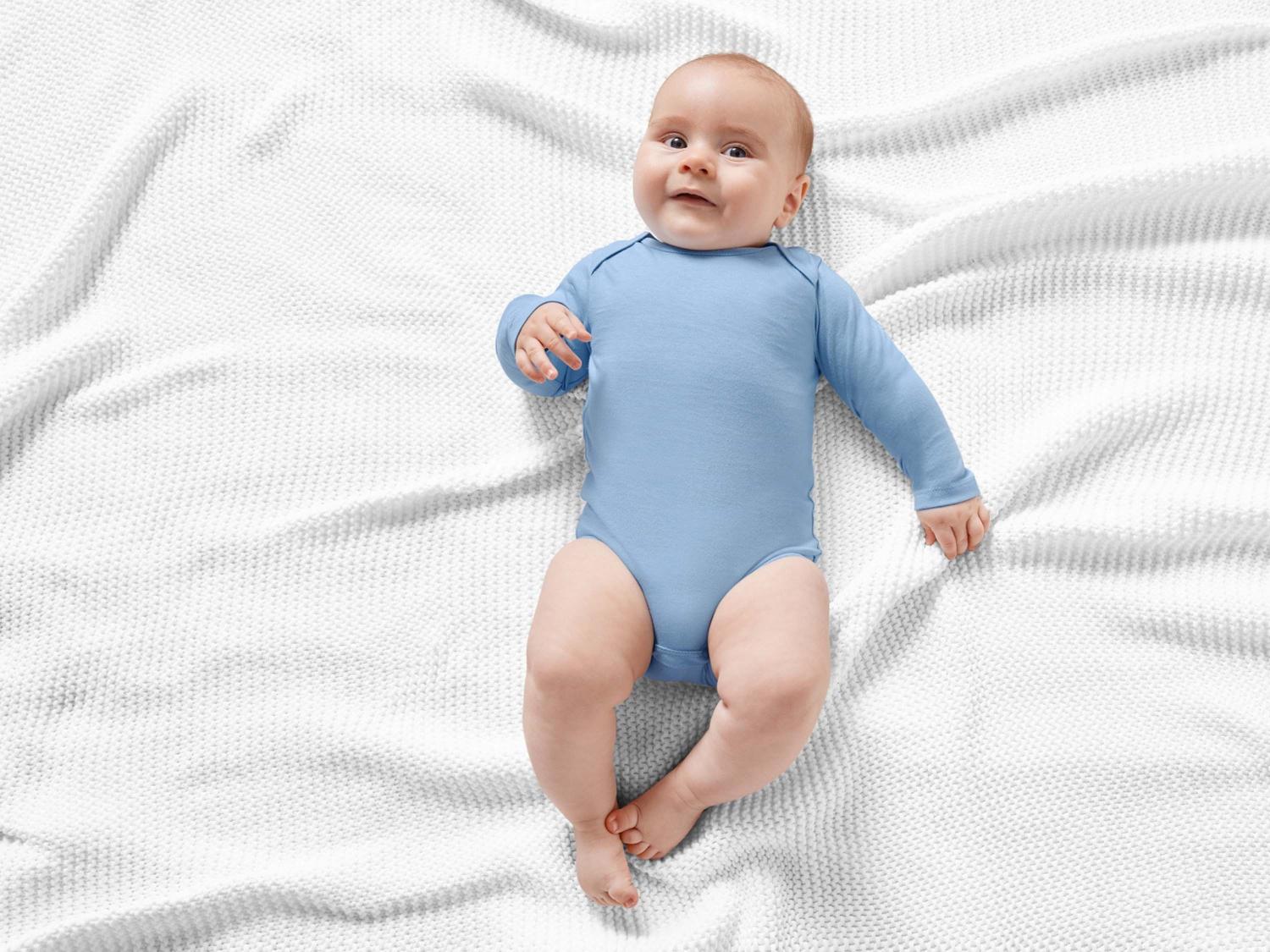 Baby Bodys, 3 Stück, reine Baumwolle, langarm | LIDL