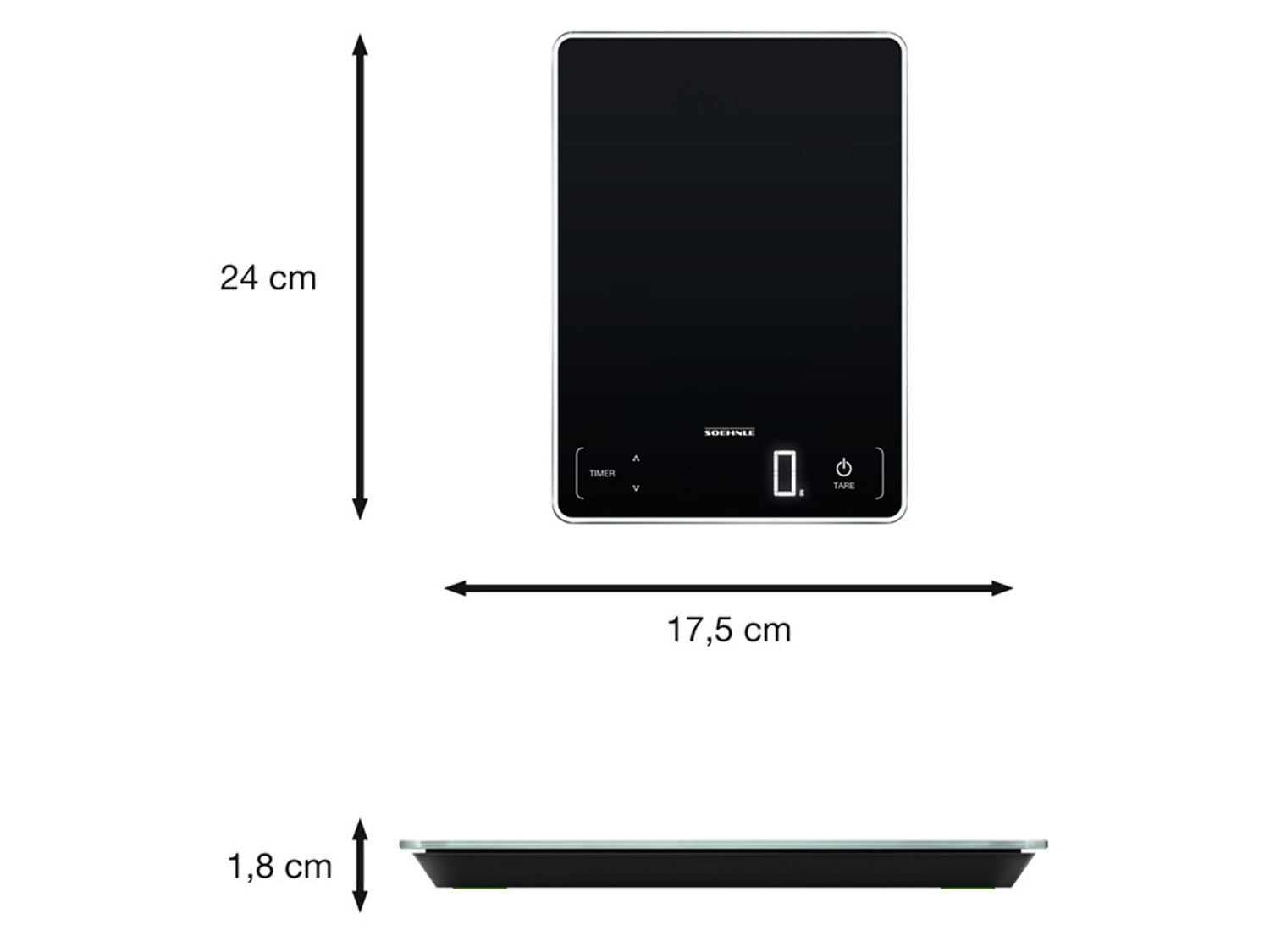 Digitale Küchenwaage Page Profi 100 | LIDL
