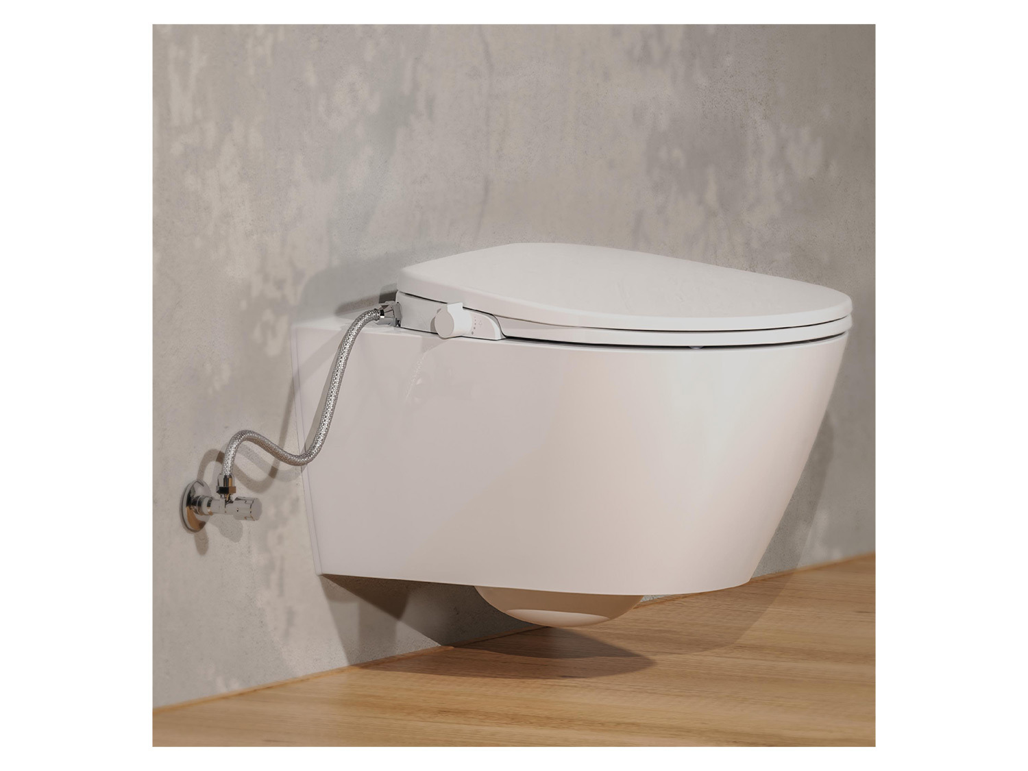 Dusch WC Aufsatz mit Absenkautomatik und Schnellversch…