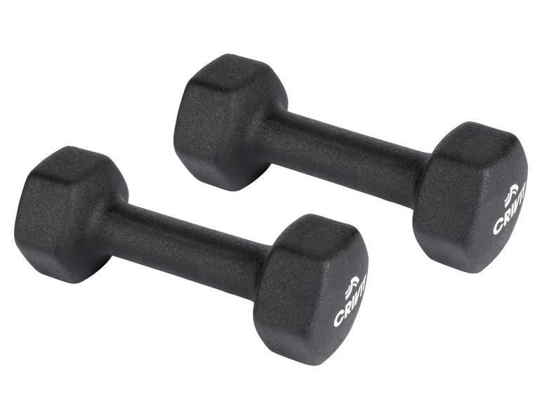 CRIVIT crivit Hantel 3 kg / 5 kg, 2 Stück