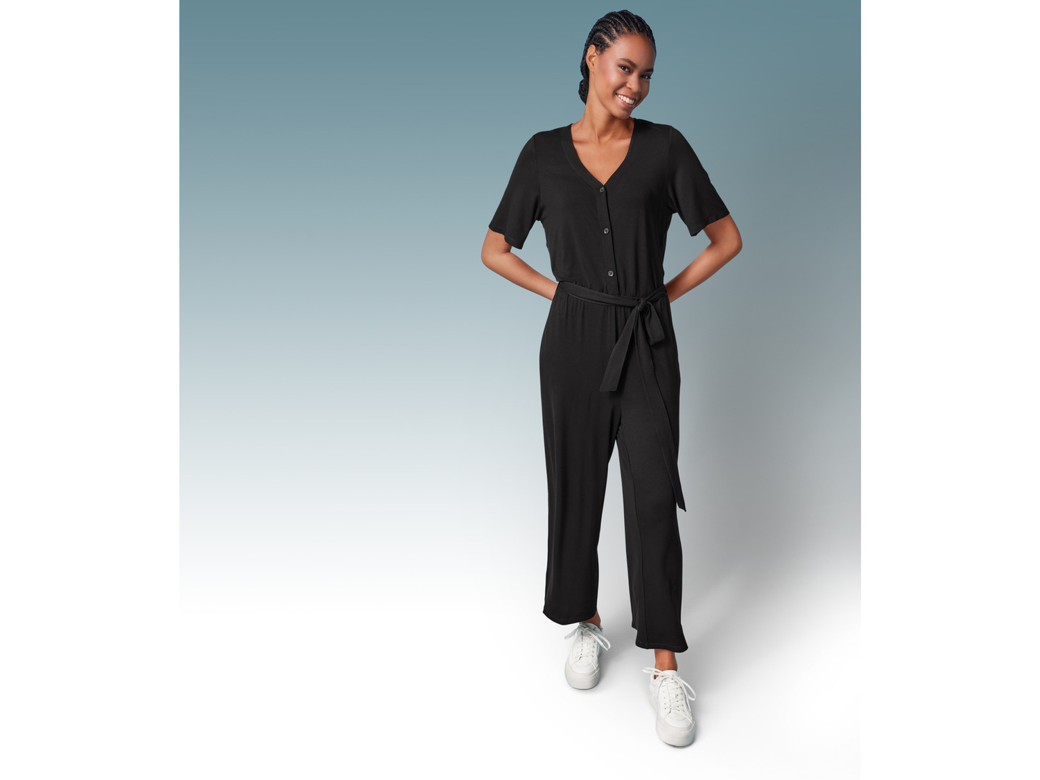 Damen Jumpsuit in moderner Knöchellänge | LIDL