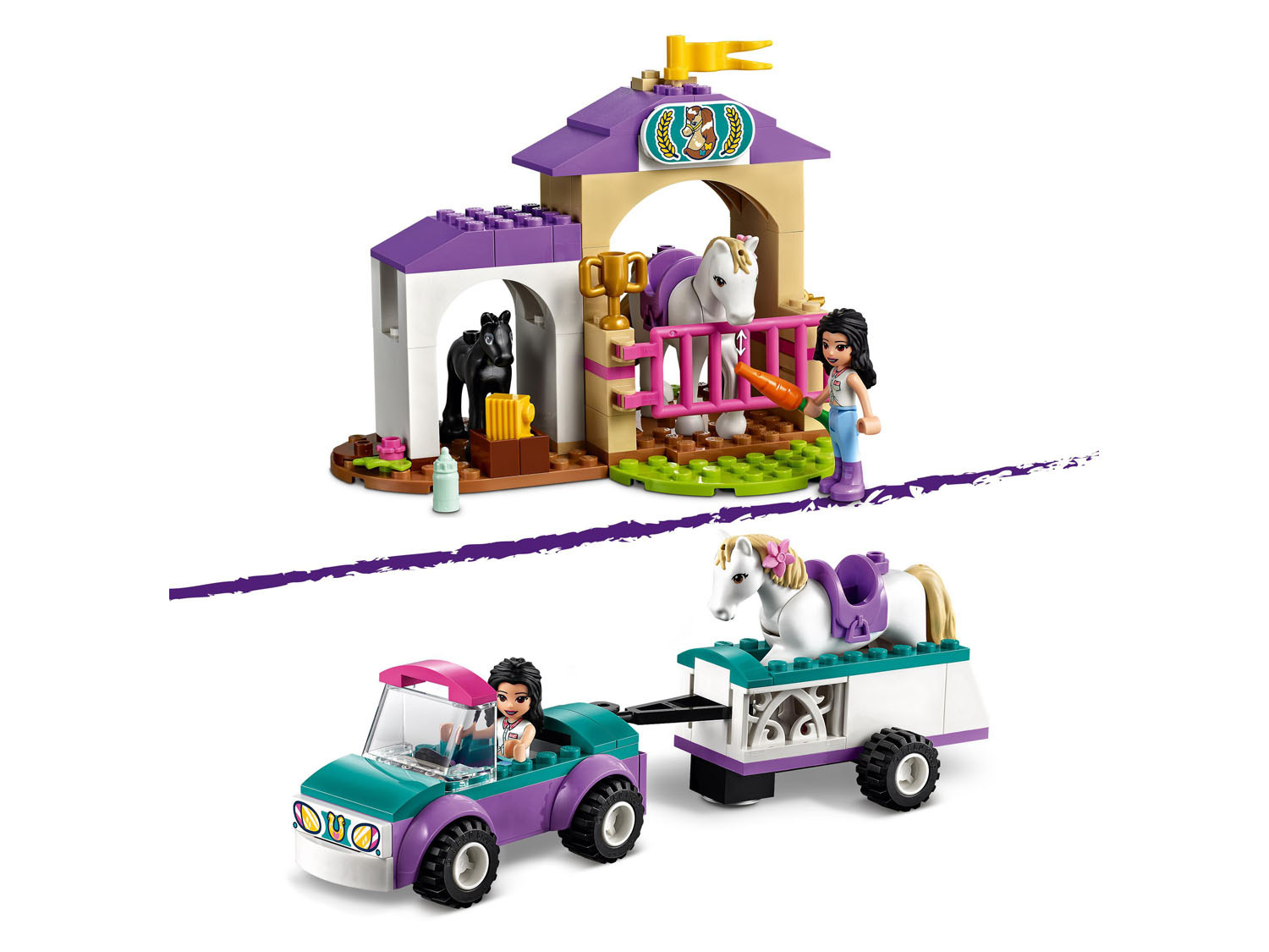 LEGO® Friends 41441 »Trainingskoppel und Pferdeanhänge…