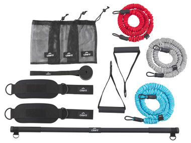 CRIVIT Fitness-Set mit Expandern, in drei Stärken