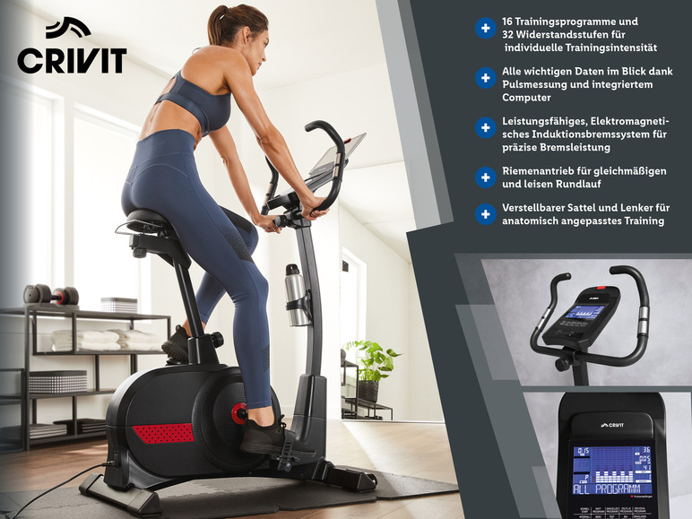 Ergometer, Connected Training, 16 Programme | LIDL