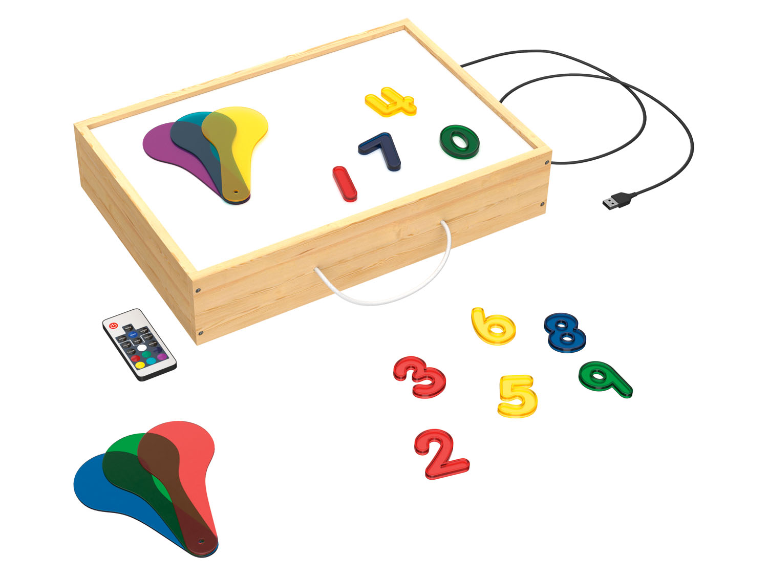 Angebot Lidl Playtive Holz-Lichtbox, nach MONTESSORI-ART