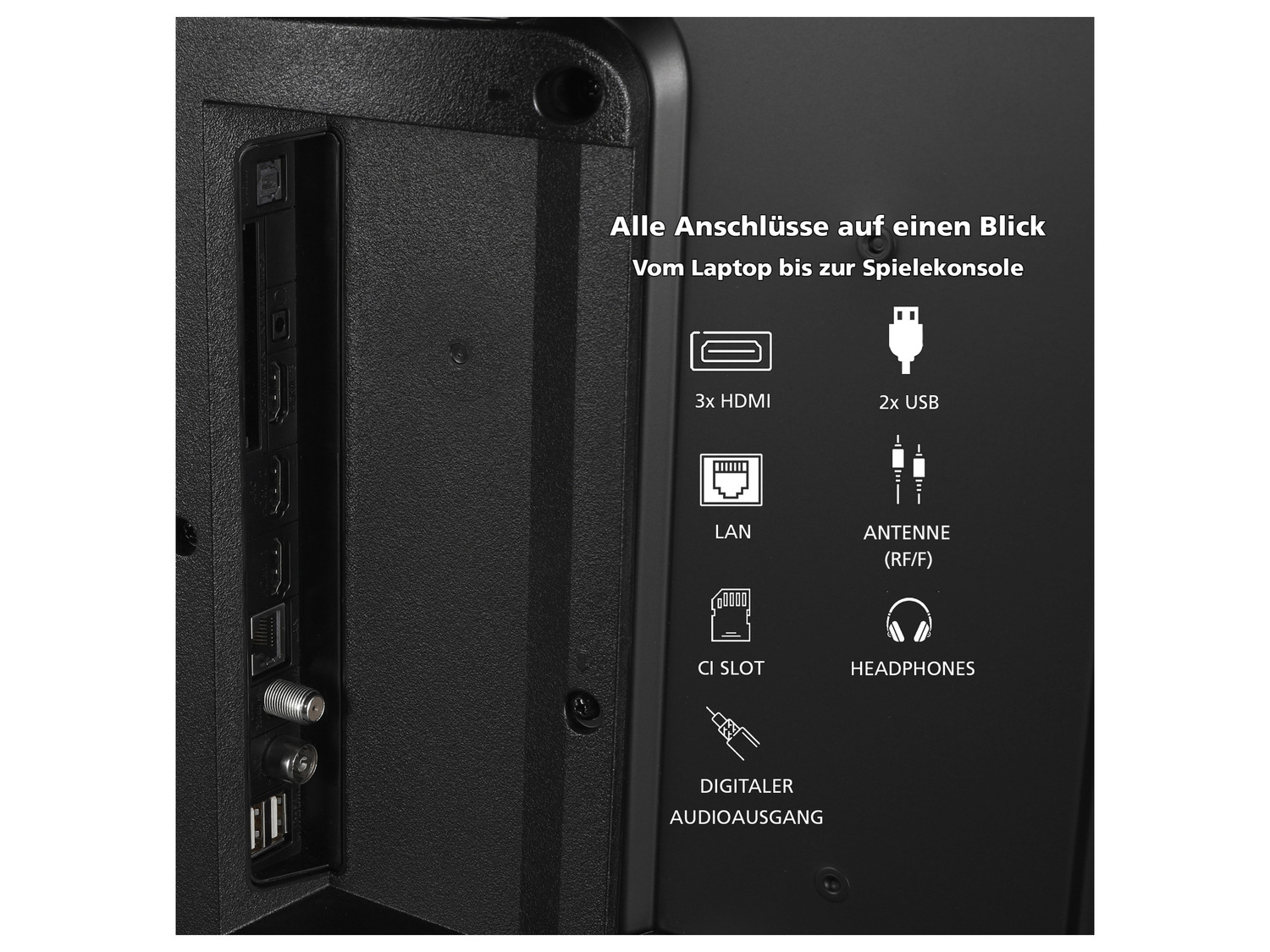 Fernseher »UV3463DAW« VIDAA Smart TV 4K UHD | LIDL