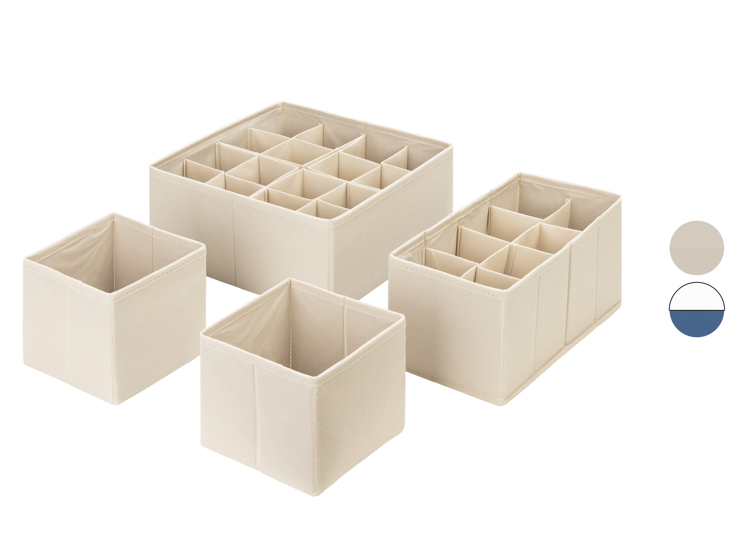 Aufbewahrungsbox 4er, zusammenfaltbar | LIDL