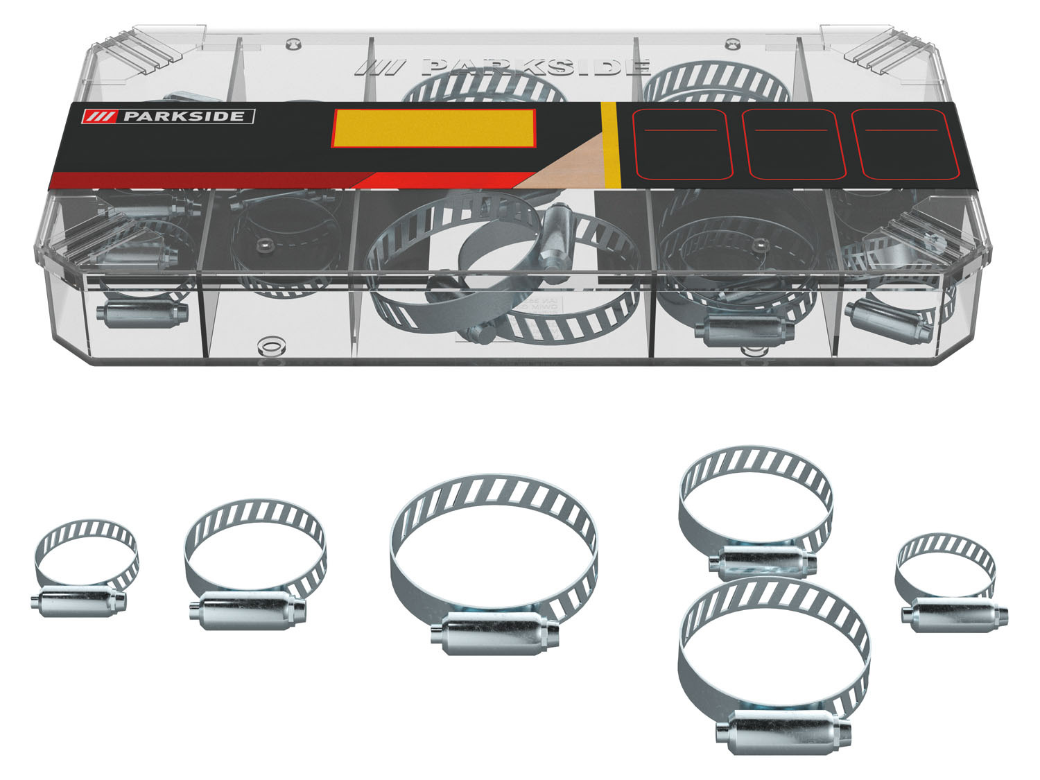 Kleinteile Sortiment, in übersichtlicher Box
