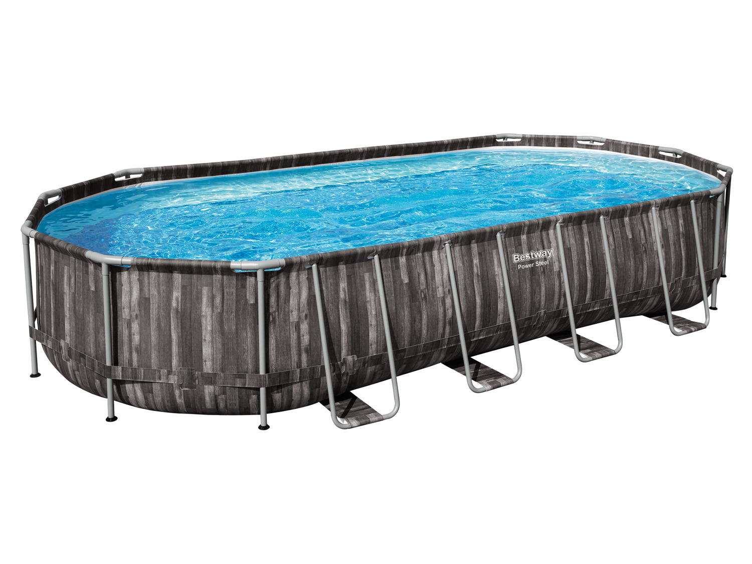 Power Steel™ Frame Pool Komplett-Set mit Filterpumpe,
