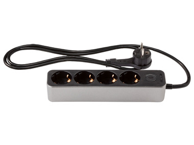 Design-Steckdosenleiste mit 4 Steckdosen