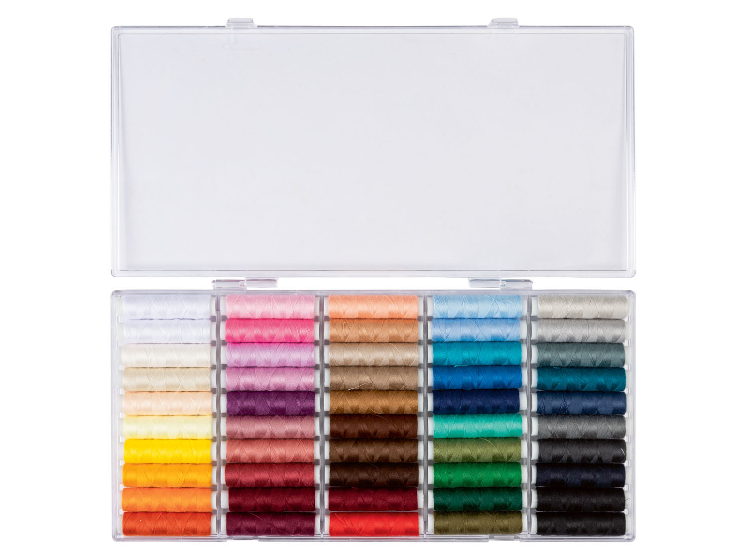 crelando® Nähgarn-Sortiment, 50 Stück, 100 % Polyester