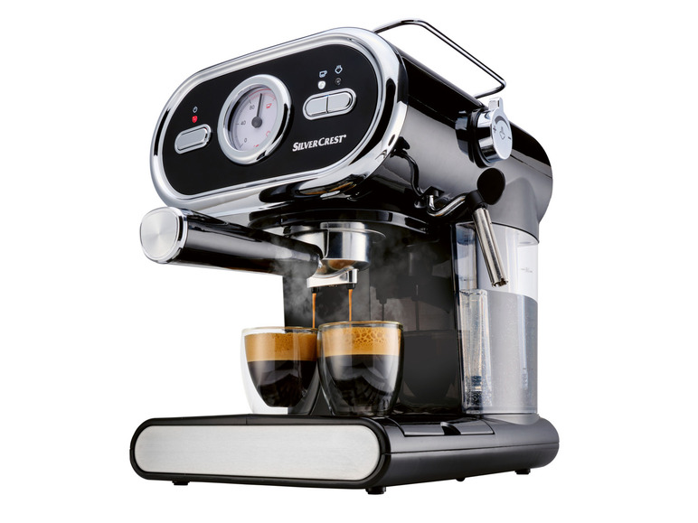 Espressomaschine »SEM 1100 E1«, schwarz, 1100 W | LIDL