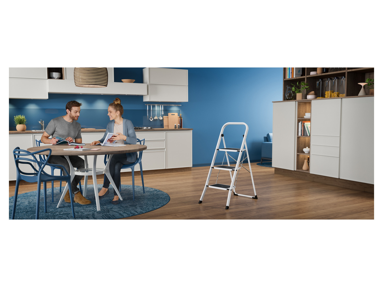 Stahl Trittleiter »K40 BasicLine«, mit Sicherheitsbügel