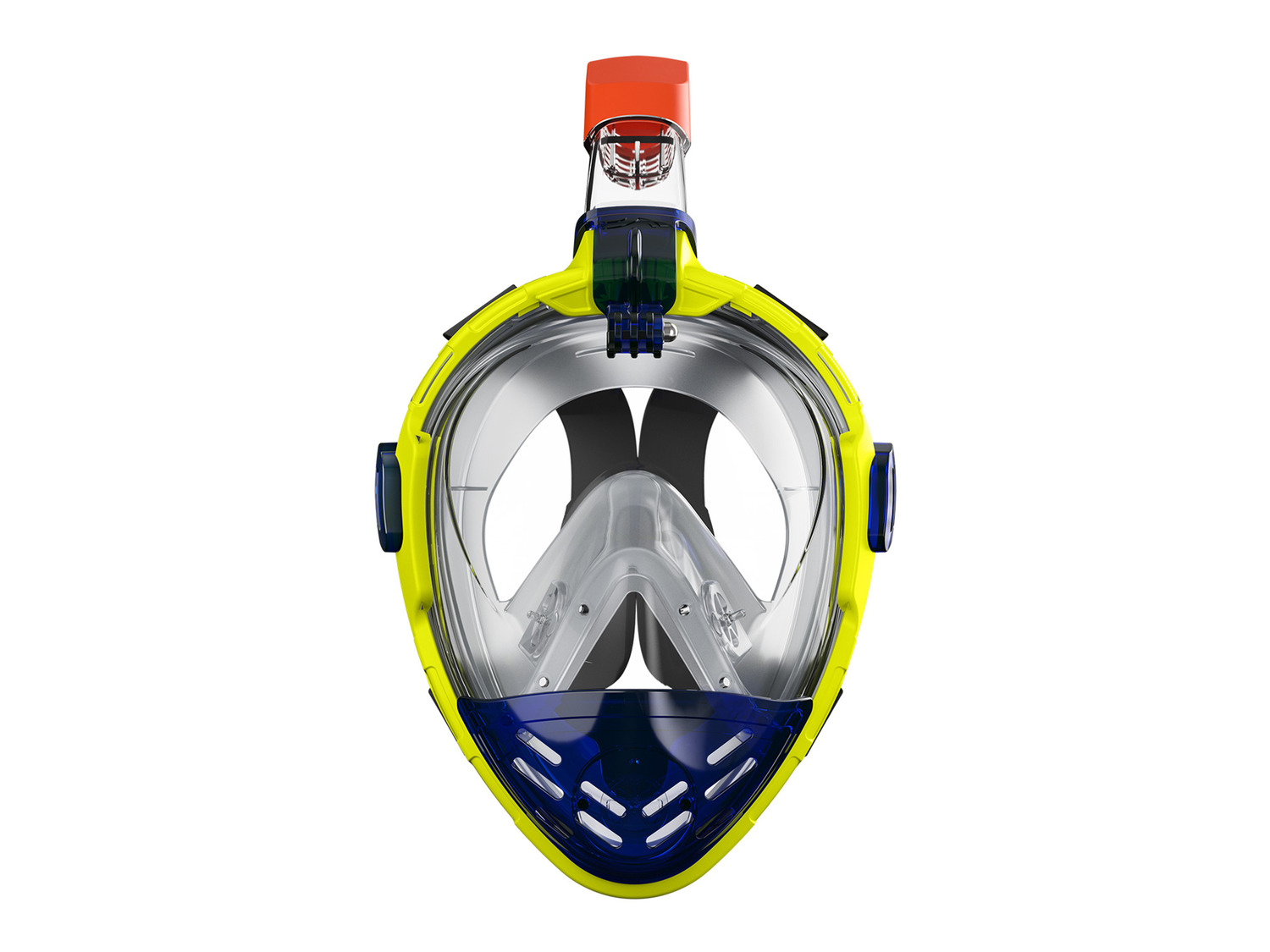 CRIVIT Schnorchelmaske, multifunktional, 180°-Sichtfeld