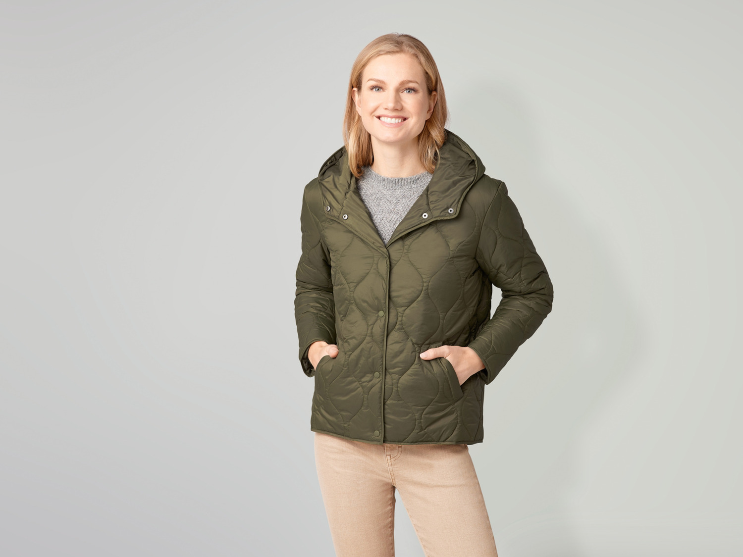 Elegantes Lidl Steppjacke Damen Fotos
