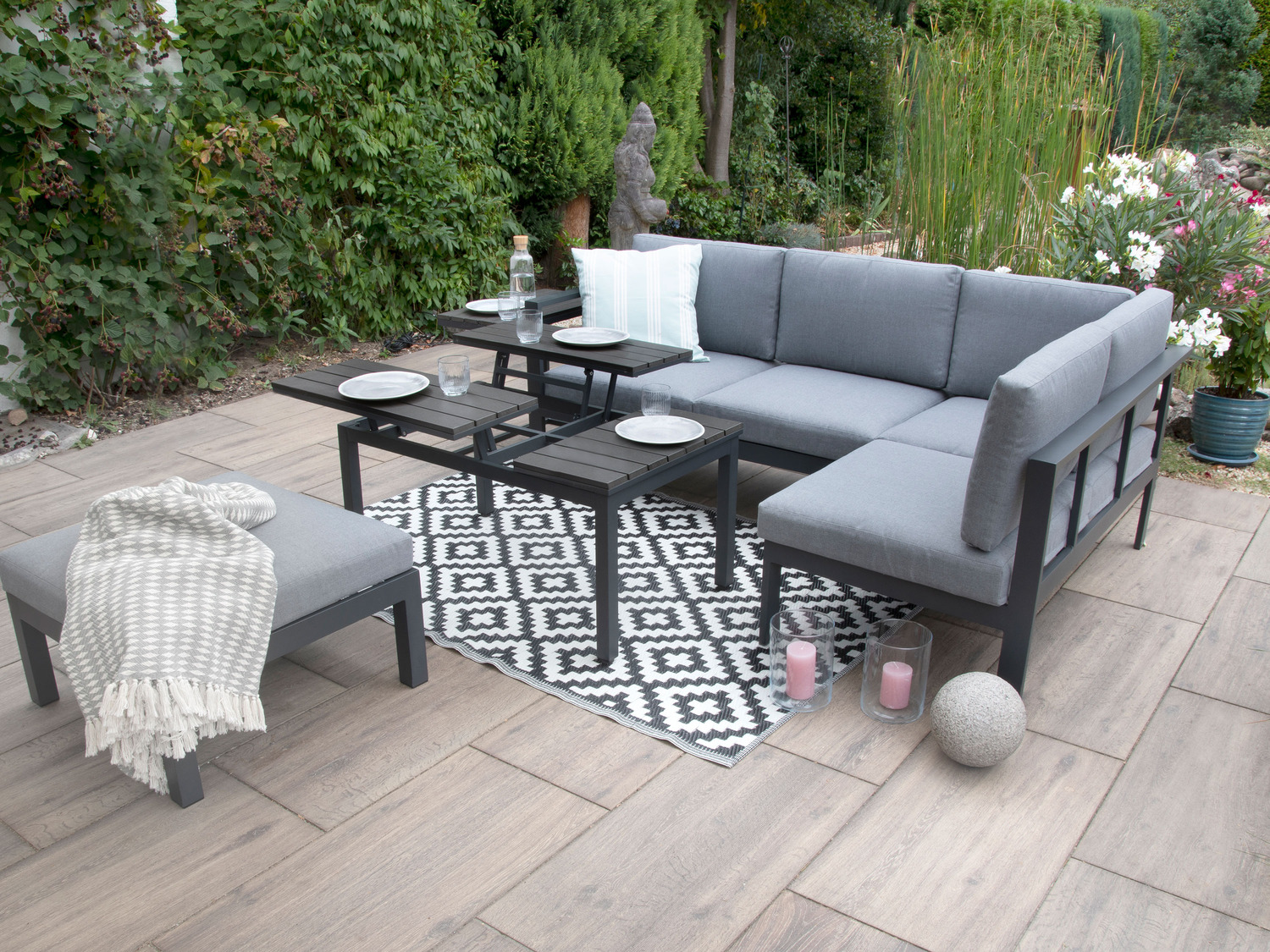 Alu-Lounge »Braga« inkl. Sitz- und Rückenkissen | LIDL