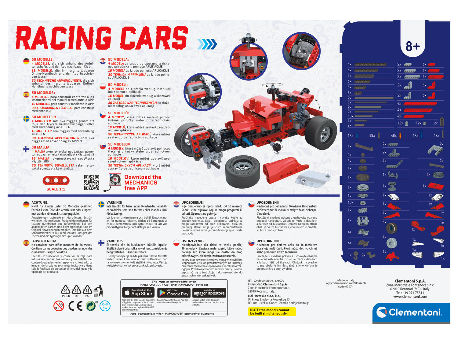 Clementoni Motorisierte Konstruktions-Bausätze / Kreat…