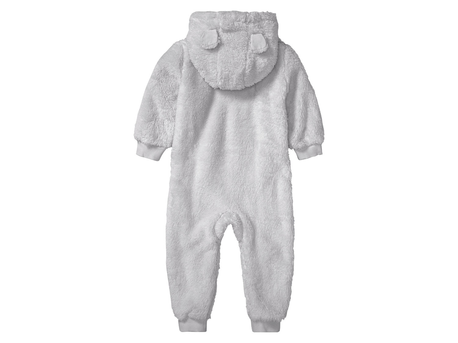 Baby Teddyfleece-Overall mit Öhrchen | LIDL