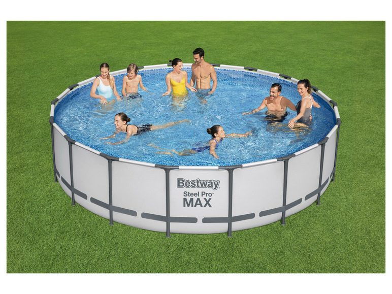 Steel Pro MAX™ Frame Pool Komplett-Set mit Filterpumpe…