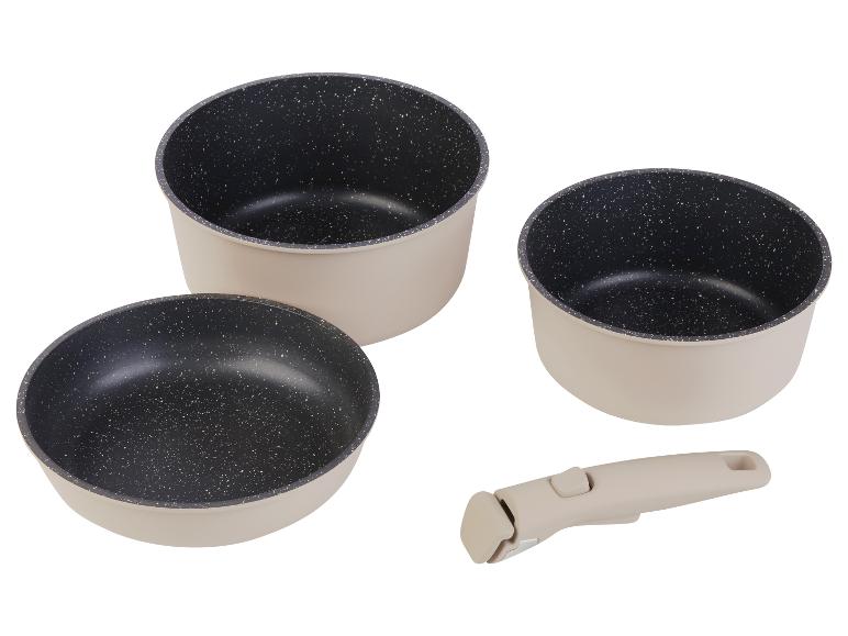 Topf- und Pfannen-Set, mit abnehmbarem Griff | LIDL