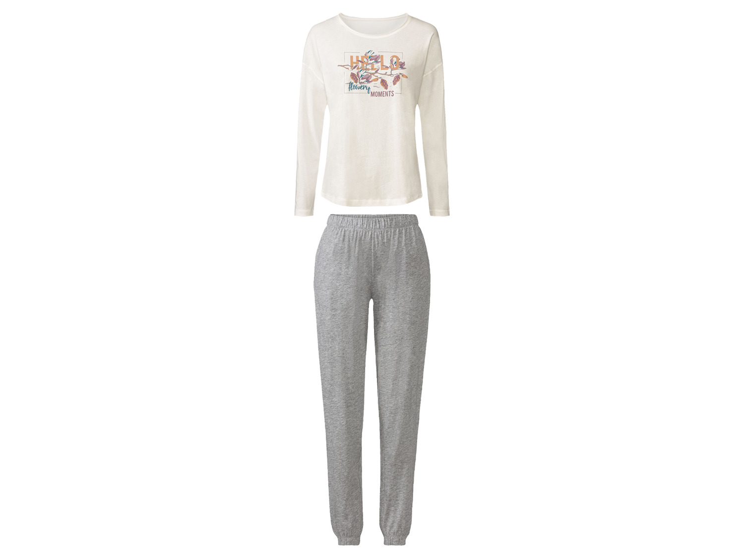 esmara® Damen Pyjama mit Print