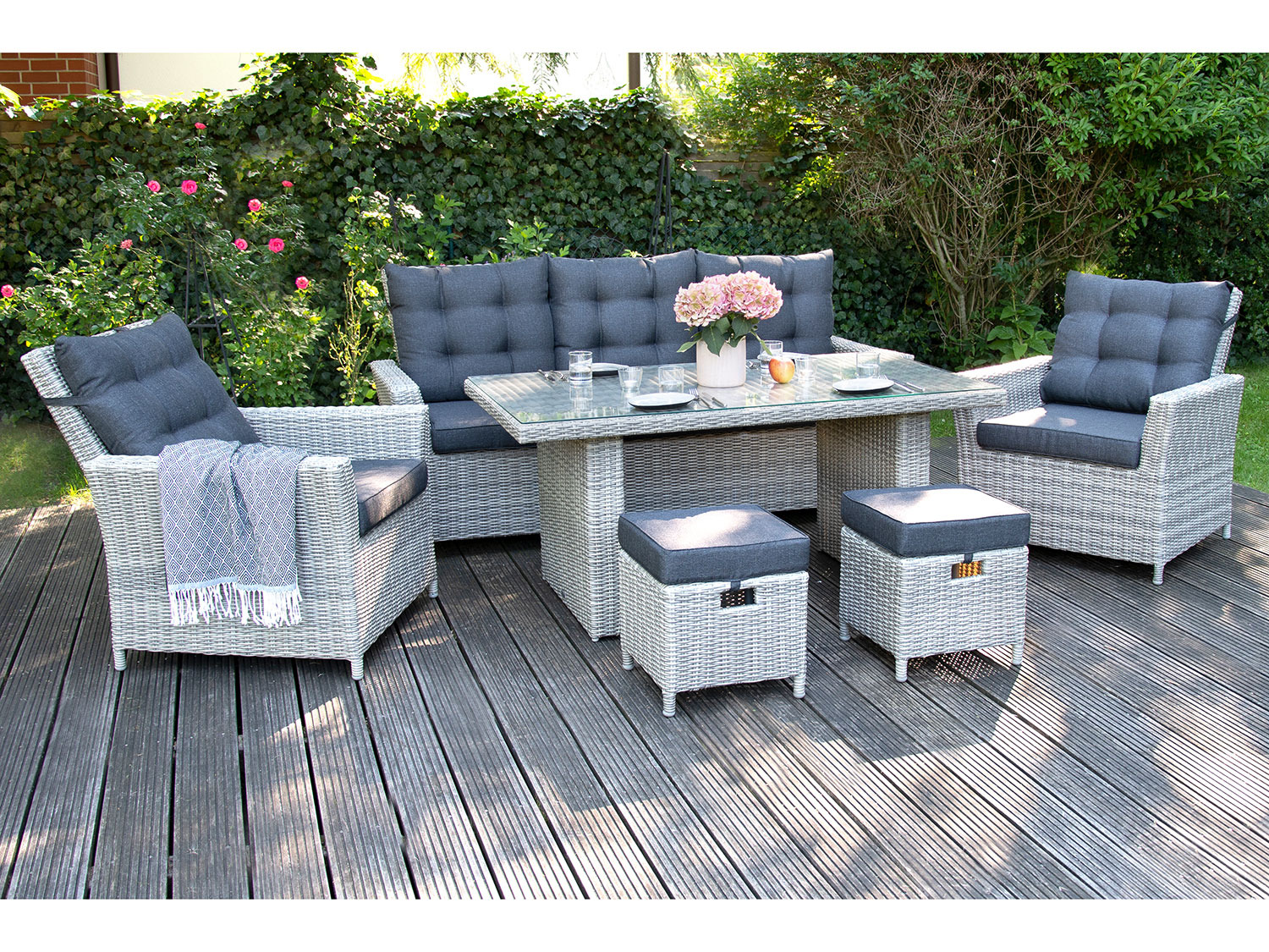 Alu-Luxus Dining-Set »Asti«, 6-teilig | LIDL