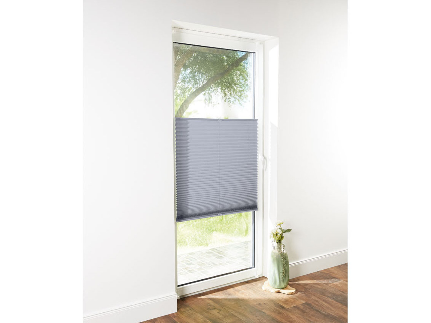 Plissee Rollo, für Türen und bodentiefe Fenster ab 70x…