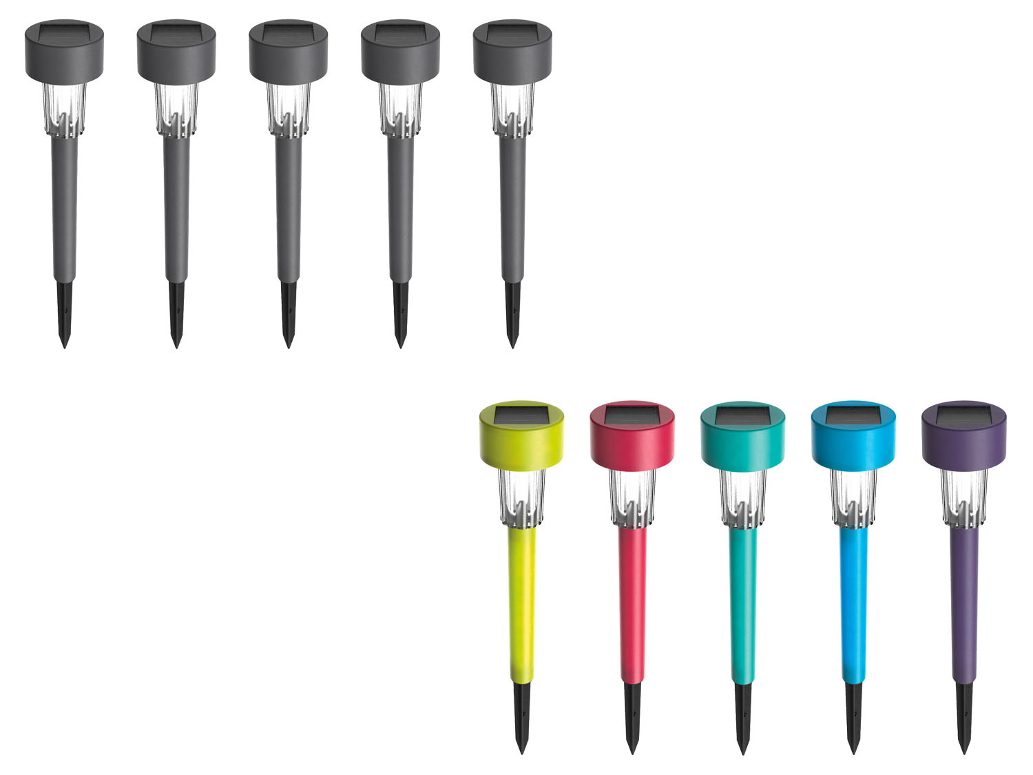 Angebot Lidl LIVARNO home LED Solar-Leuchten, 5 Stü