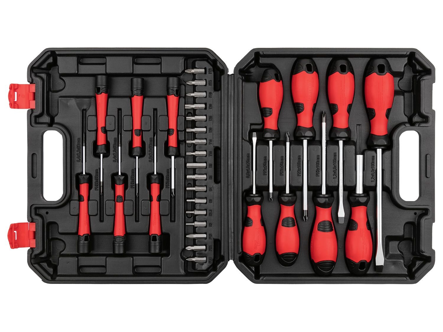 POWERFIX® Schraubendreher-Set, 32-teilig, aus Chrom-Vanadium- und S2 ...