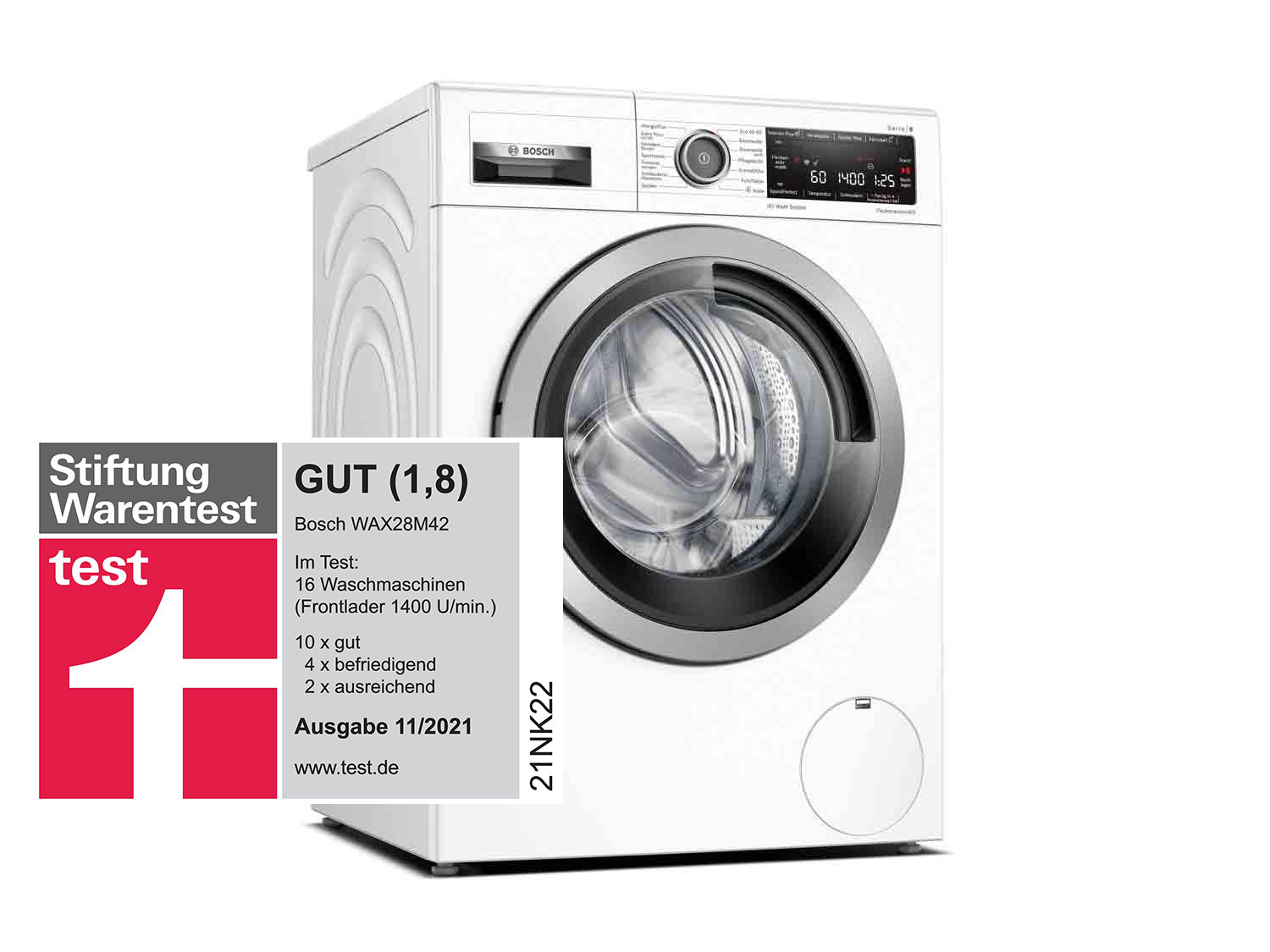 Angebot Lidl BOSCH WAX28M42 Serie 8 Waschmaschine Lidl