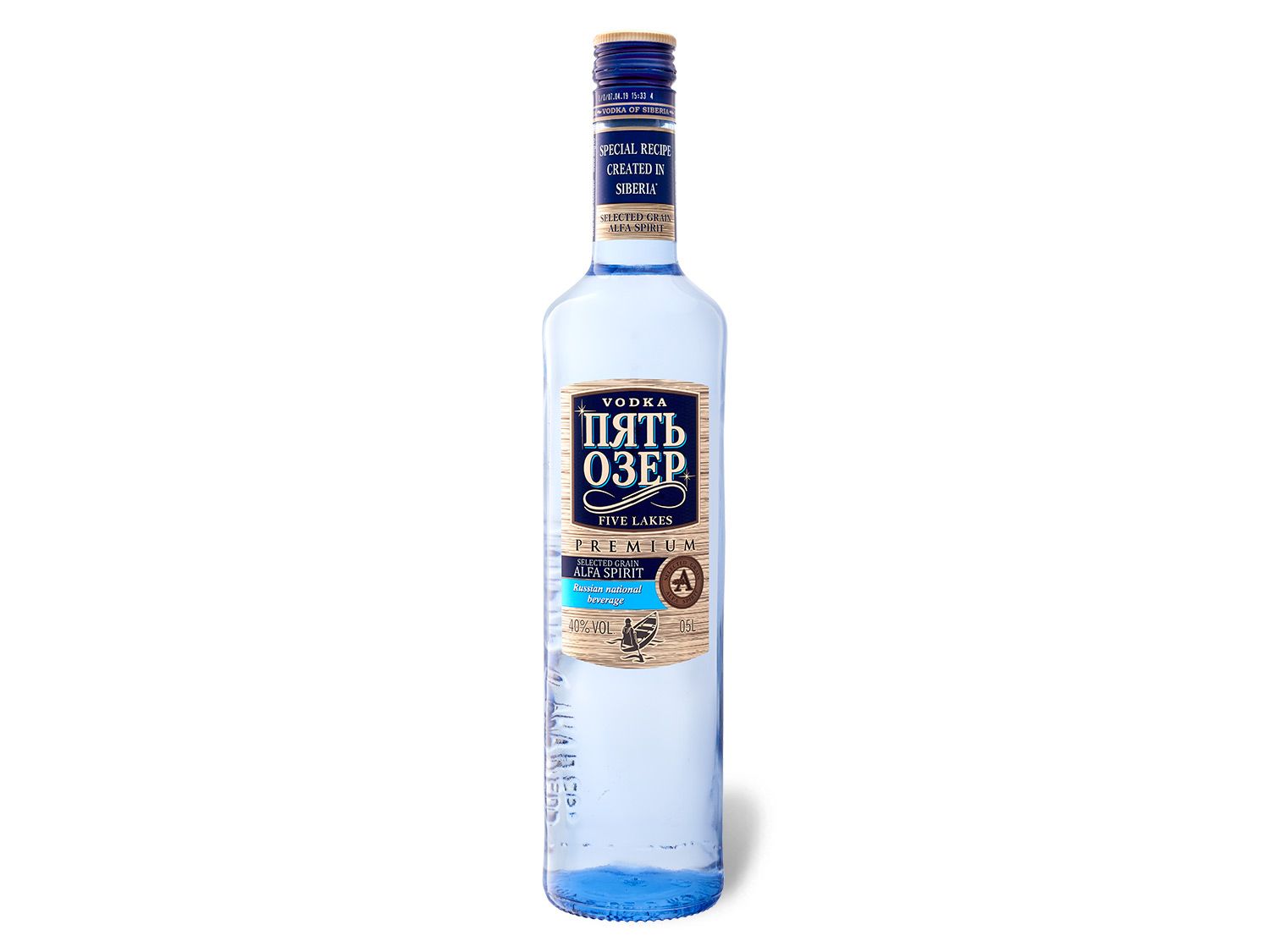 Angebot Lidl Five Lakes Premium Siberian Vodka 40% Vol