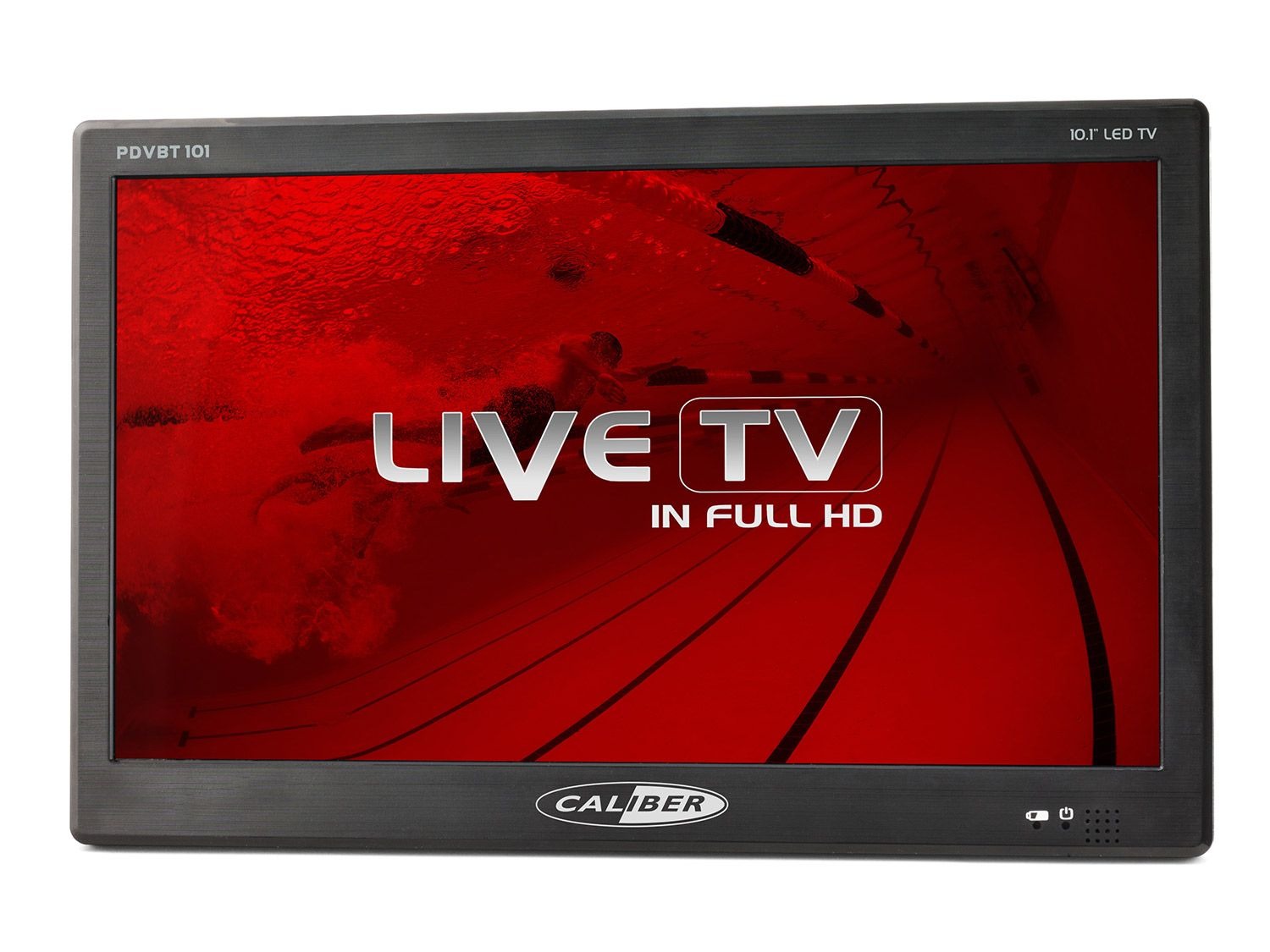 Caliber Tragbarer TV mit 10 Zoll LED Bildschirm mit eingebauter Akku ...