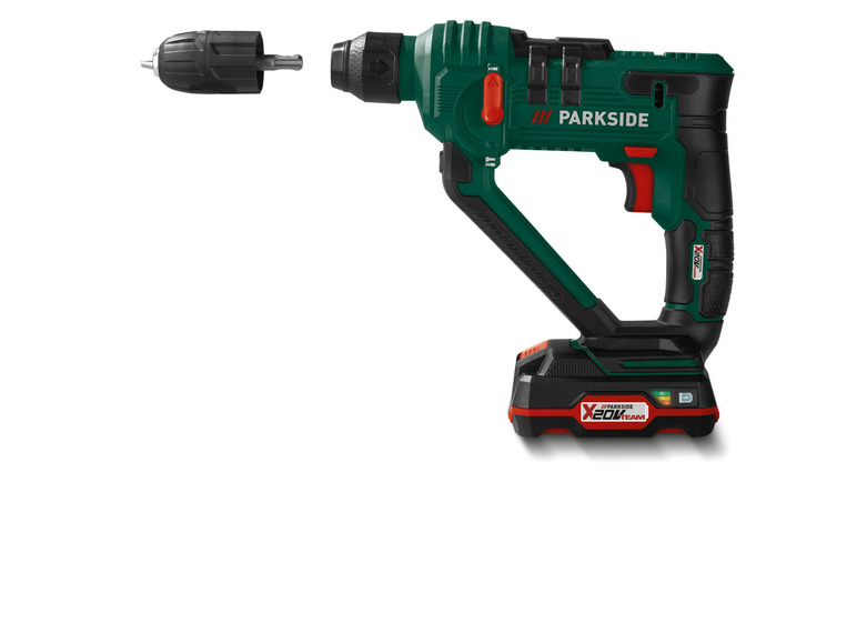 PARKSIDE® cordless rotary hammer »PABH 20-Li B2«From our PARKSIDE X 20 ...