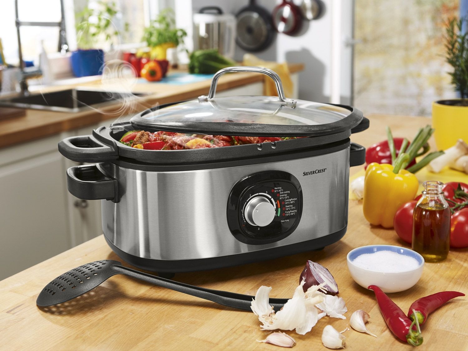 SILVERCREST® Multikocher »SMKE 1500 A1«, 2,6 l Nutzinhalt, bis 190° C ...