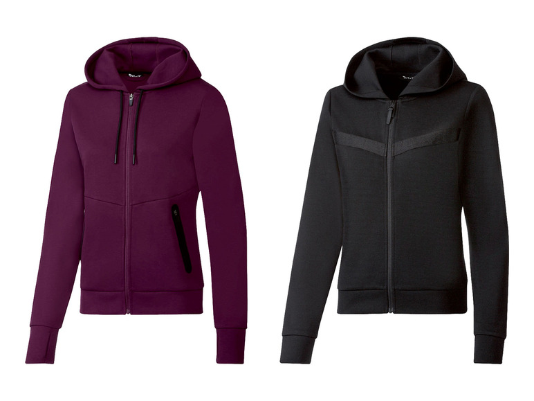 CRIVIT women’s sweat jacket multisport, with cotton Available in ...