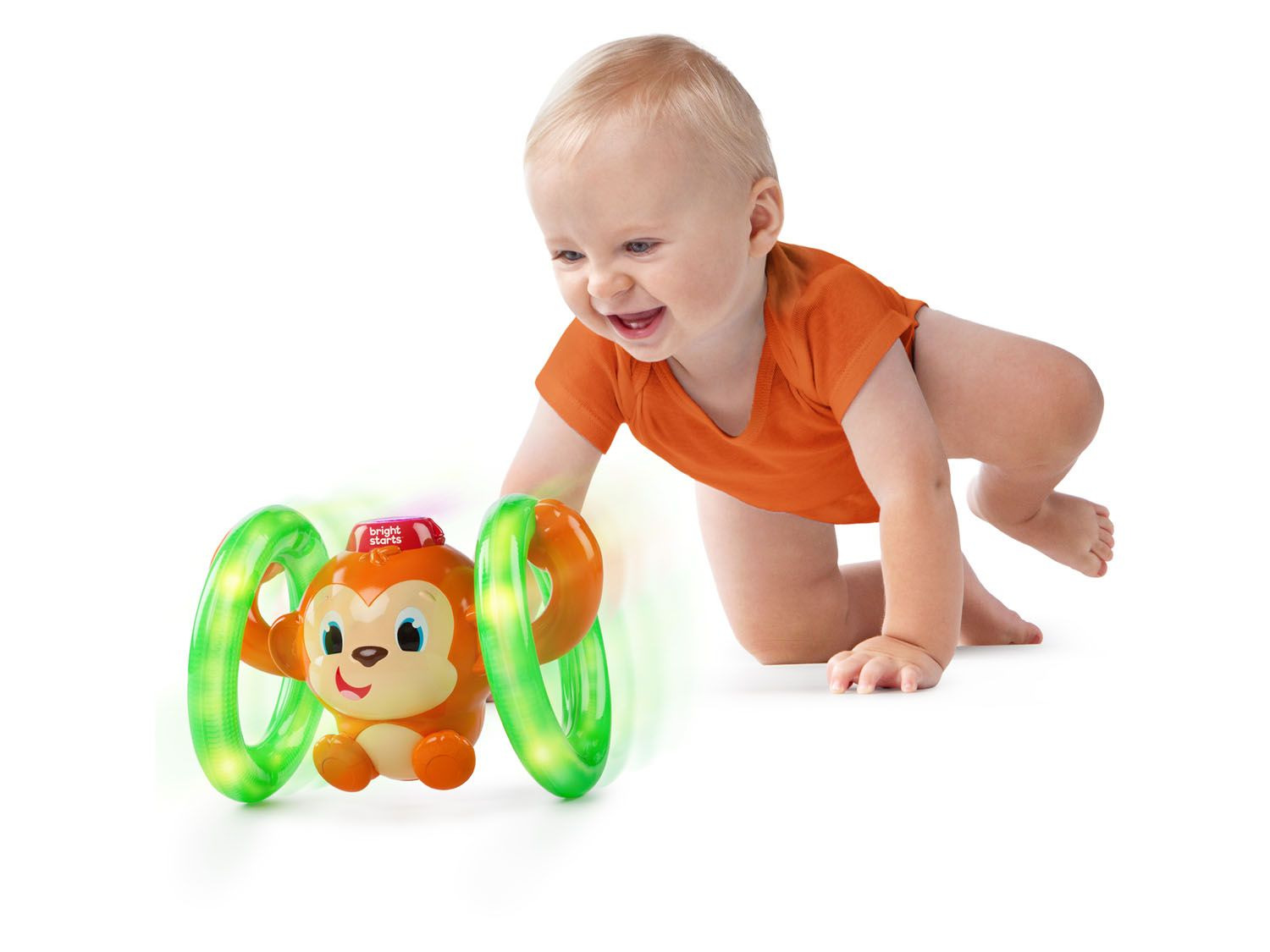 Bright Starts™ Spielzeug »Roll & Glow Monkey™«, mit Musik - Lidl.de