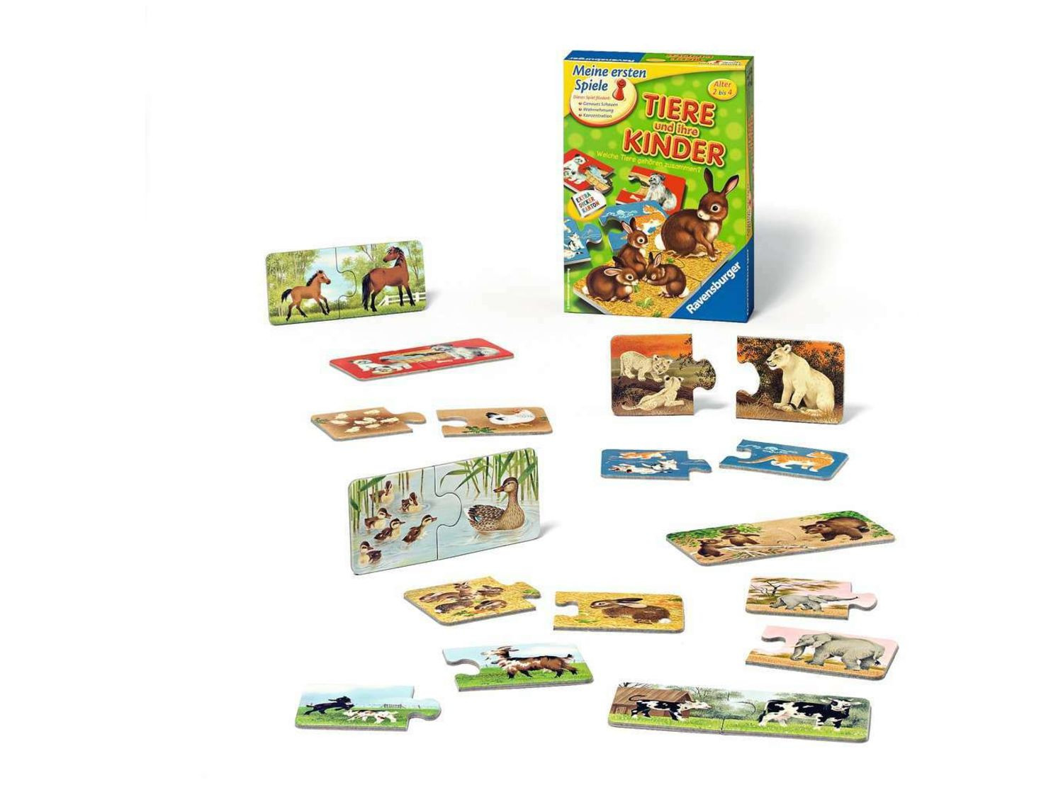 Ravensburger Gesellschaftsspiel Tiere und ihre Kinder - Lidl.de