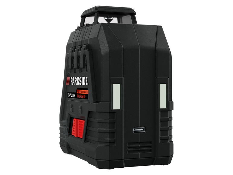 PARKSIDE PERFORMANCE cordless cross line laser »PKLLP 360 B2«, 4 V, 360 ...