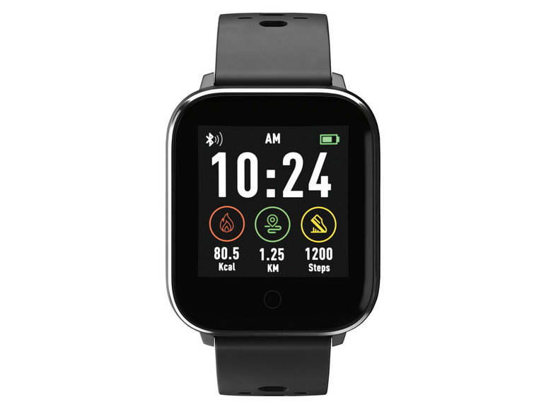 SILVERCREST® Smartwatch Fitness, mit Multi-Sport-Modi, optischer Sensor ...