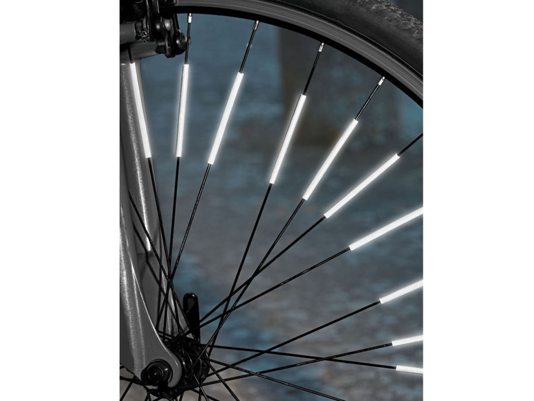 CRIVIT spoke reflectors, 36 pieces, 360 degree reflection, for all ...