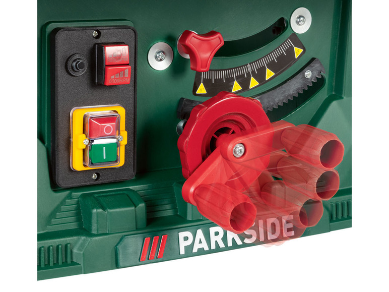 PARKSIDE table saw »PTKS 2000 G5«, 2000 watts Power: 2000 W Saw blade ...