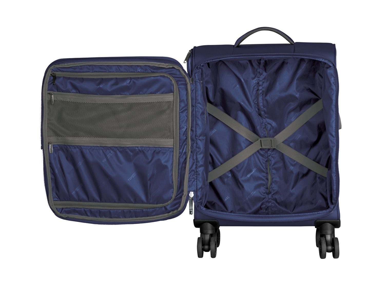 TOPMOVE® Trolley Koffer, 35 l Volumen, 4 Rollen - Lidl.de