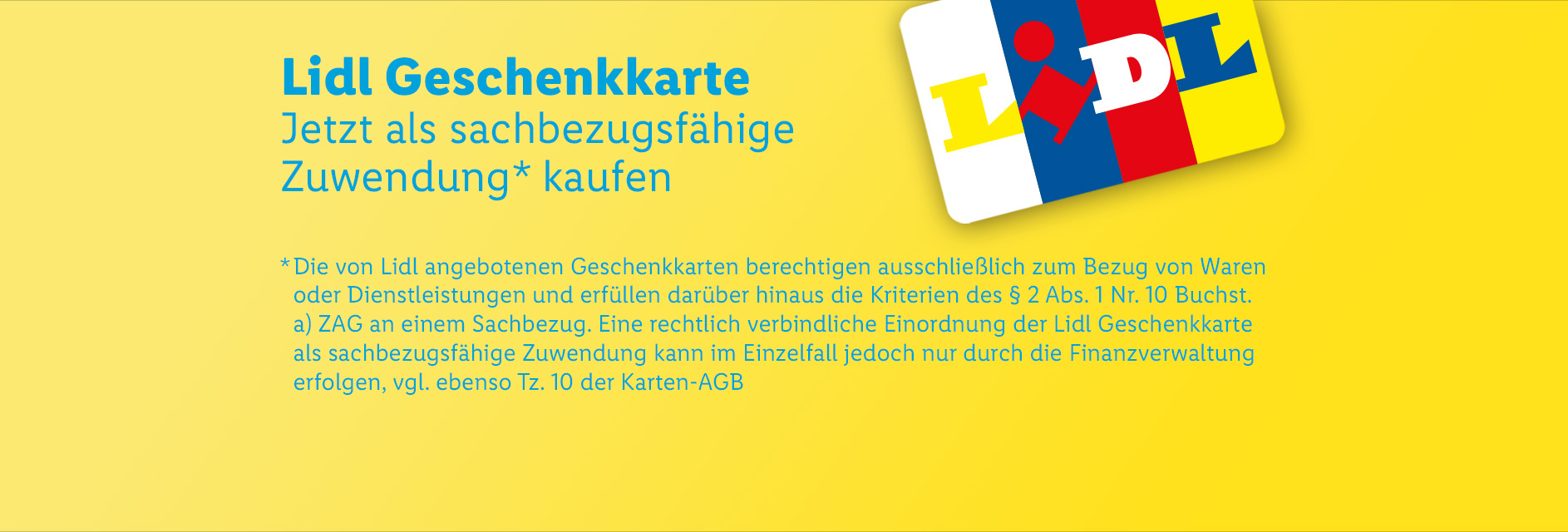 Lidl Geschenkkarten