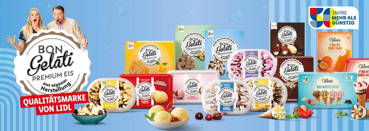 Bon Gelati » leckere Eiskreationen genießen mit Lidl